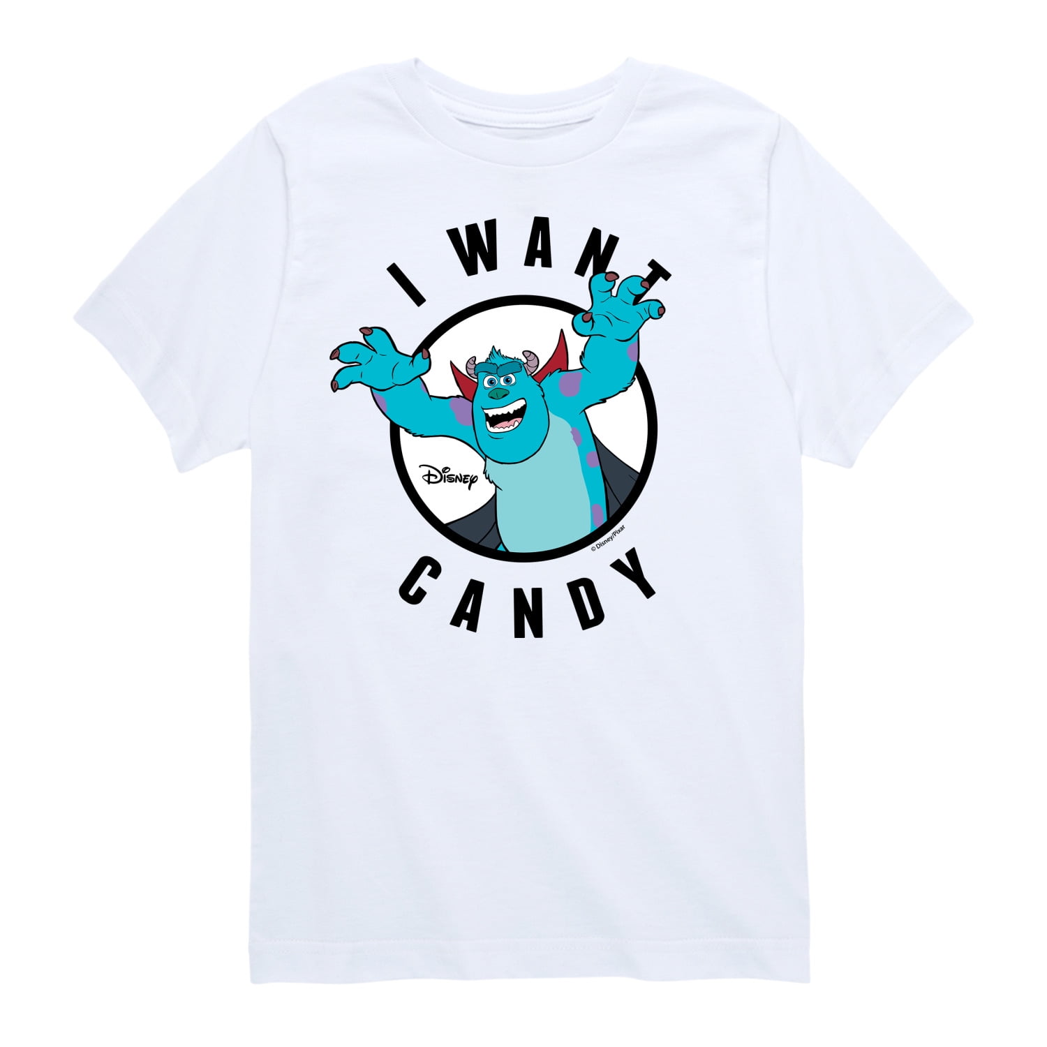 Monsters Inc - I Want Candy - Toddler And Youth Short Sleeve Graphic T ...