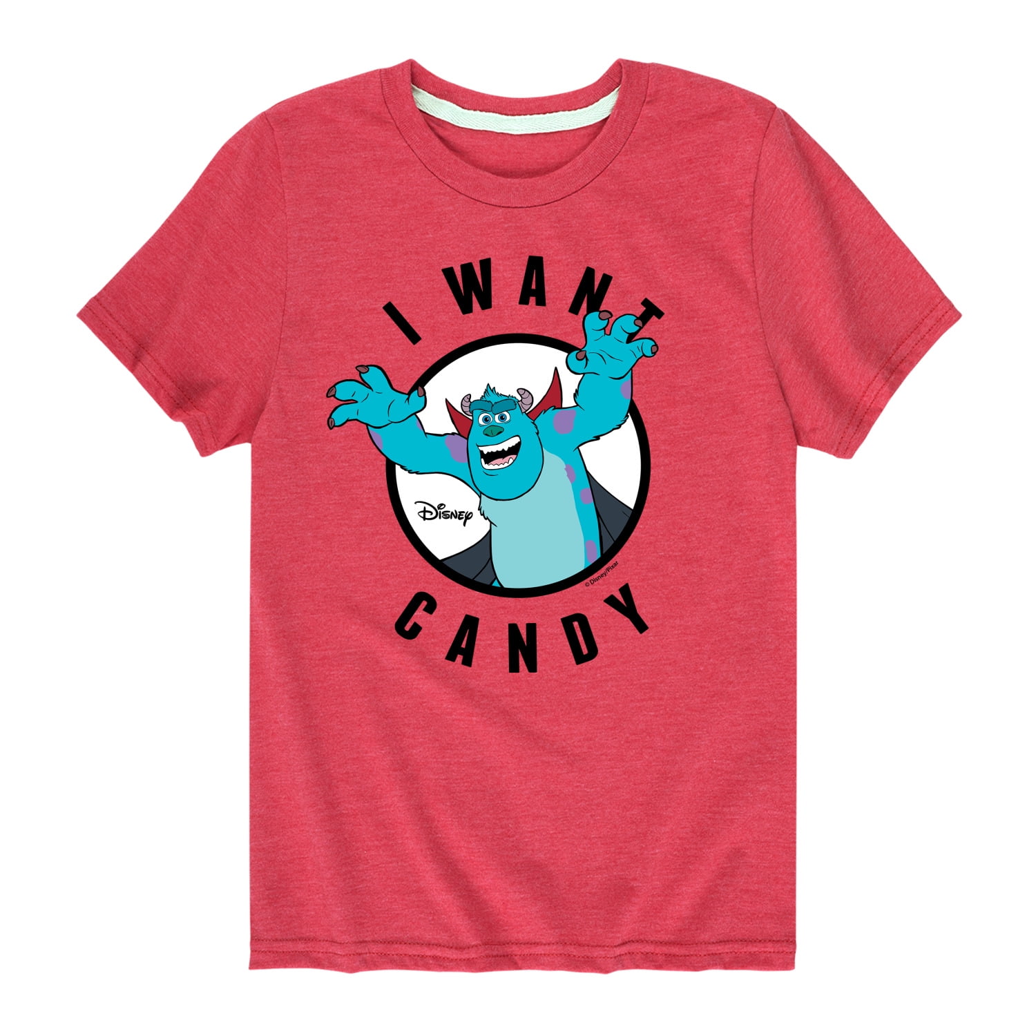 Monsters Inc - I Want Candy - Toddler And Youth Short Sleeve Graphic T ...