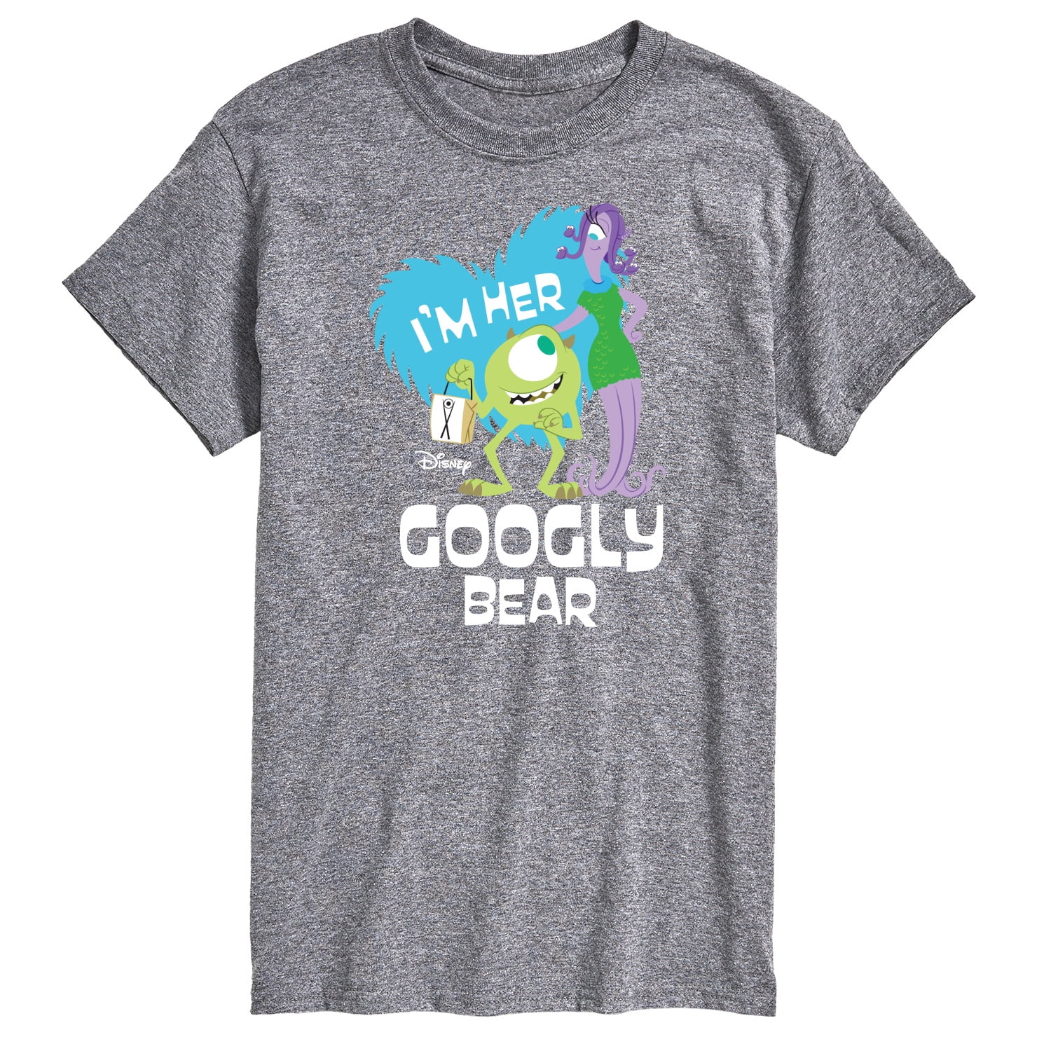 Monsters Inc - I'm Her Googly Bear - Men's Short Sleeve Graphic T-Shirt ...
