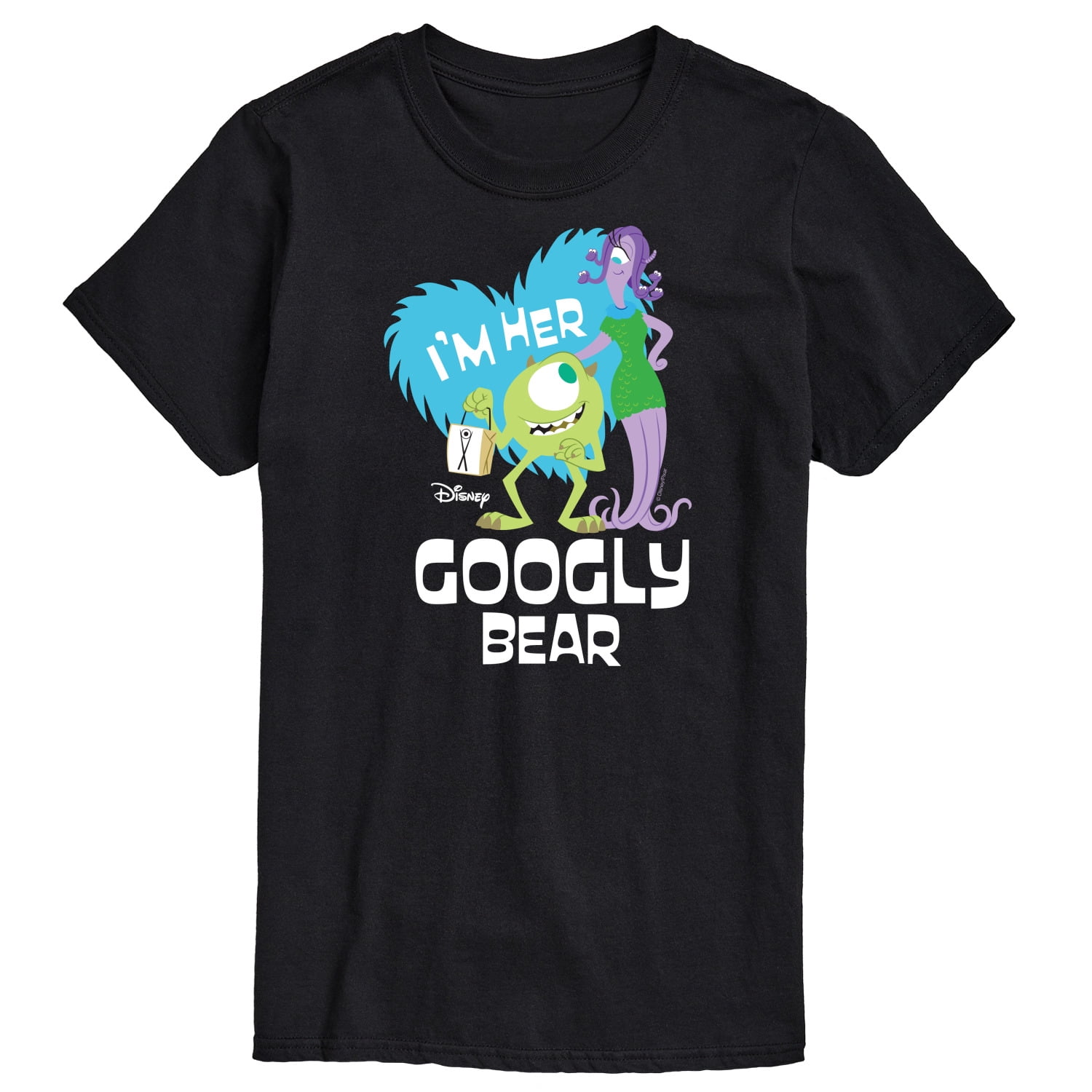 Monsters Inc - I'm Her Googly Bear - Men's Short Sleeve Graphic T-Shirt ...