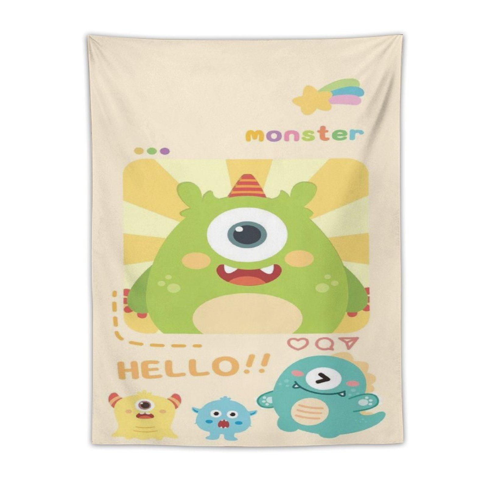 Monsters, Inc. Monsters, Incorporated Tapestry Gift Wall Hanging ...