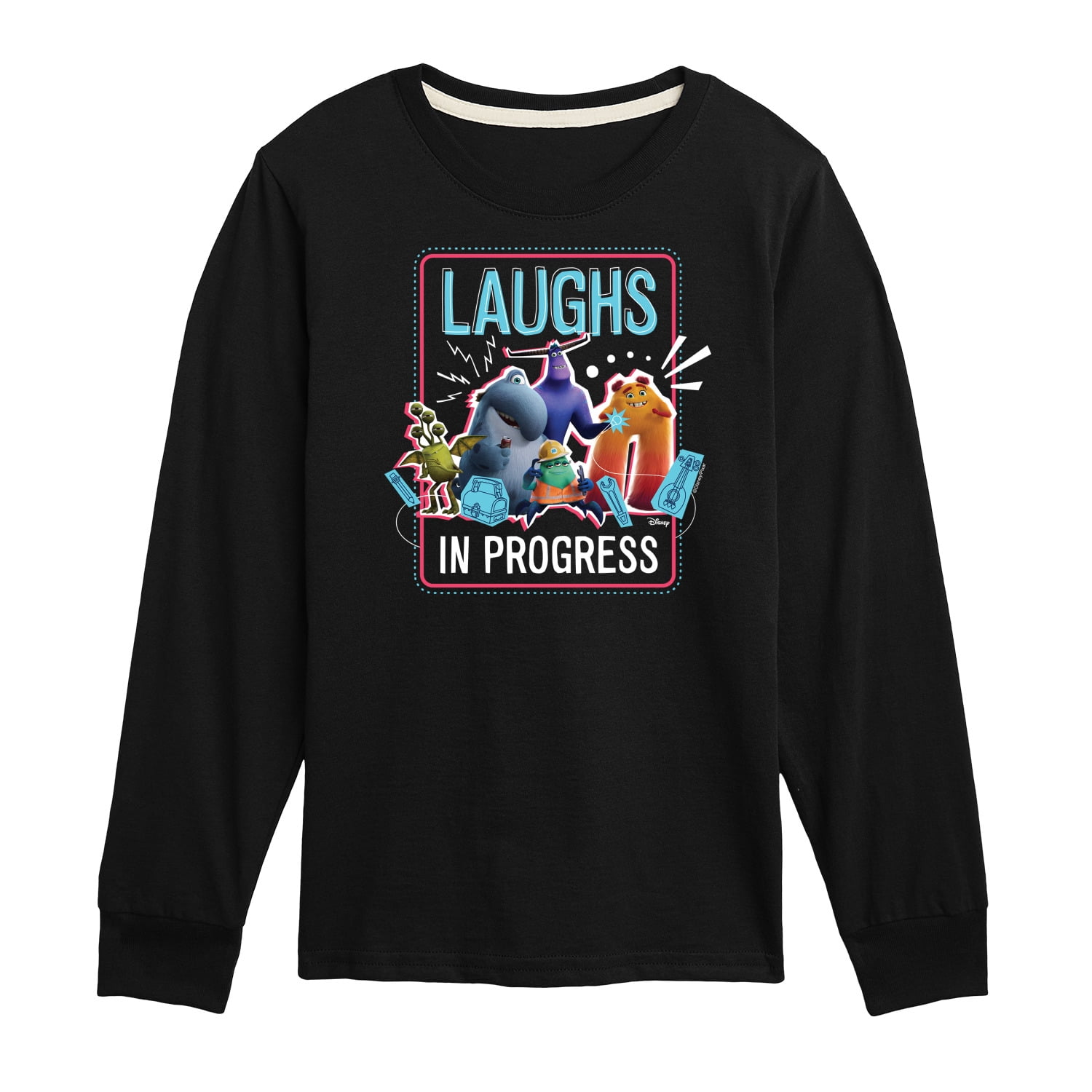 Monsters Inc. - Laughs In Progress - Toddler & Youth Long Sleeve ...