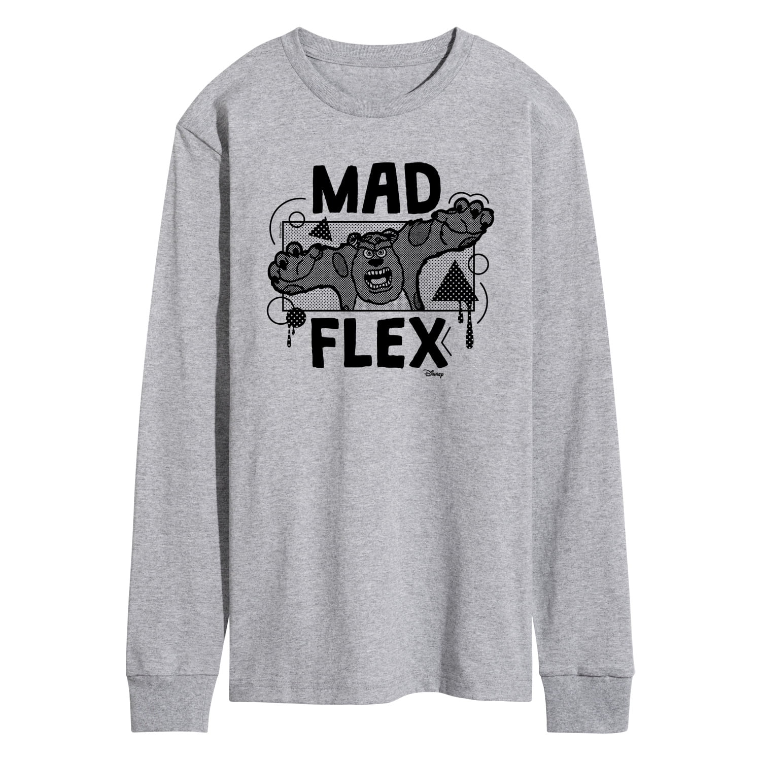 Monsters Inc. - Mad Flex Sully - Men's Long Sleeve T-Shirt - Walmart.com