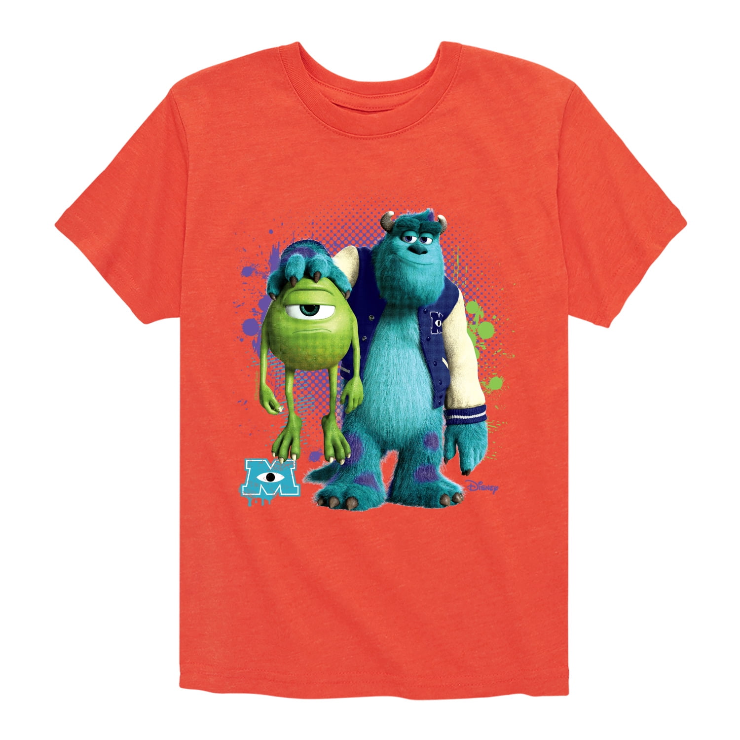 Monsters Inc. - Mike And Sully - Toddler & Youth Short Sleeve Graphic T ...
