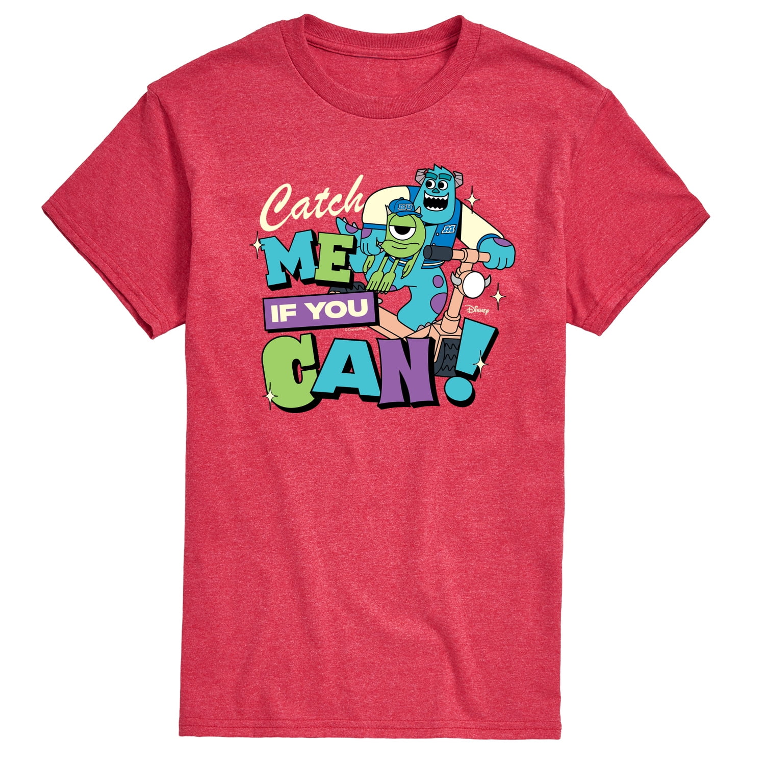 Monsters Inc - Mike Sully Catch Me If You Can - Men's Short Sleeve ...