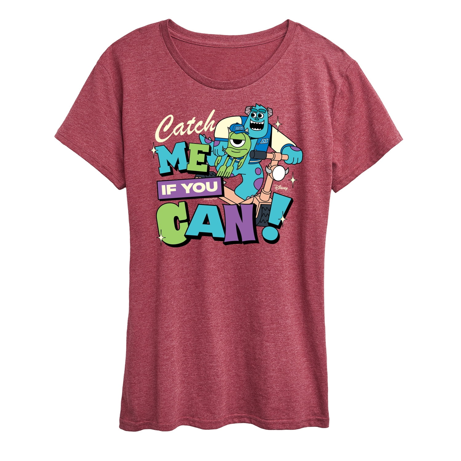 Monsters Inc - Mike Sully Catch Me If You Can - Women's Short Sleeve ...