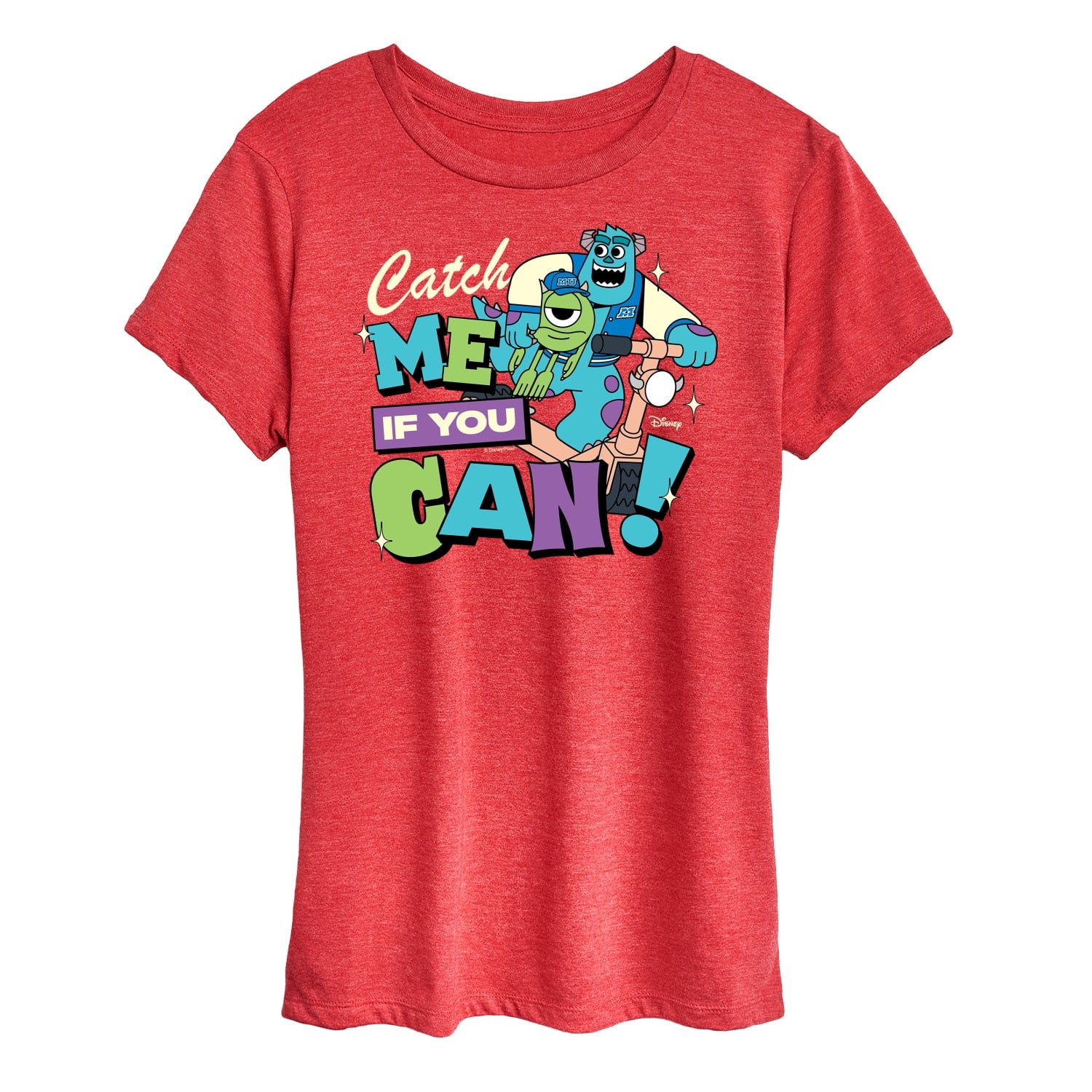 Monsters Inc - Mike Sully Catch Me If You Can - Women's Short Sleeve ...
