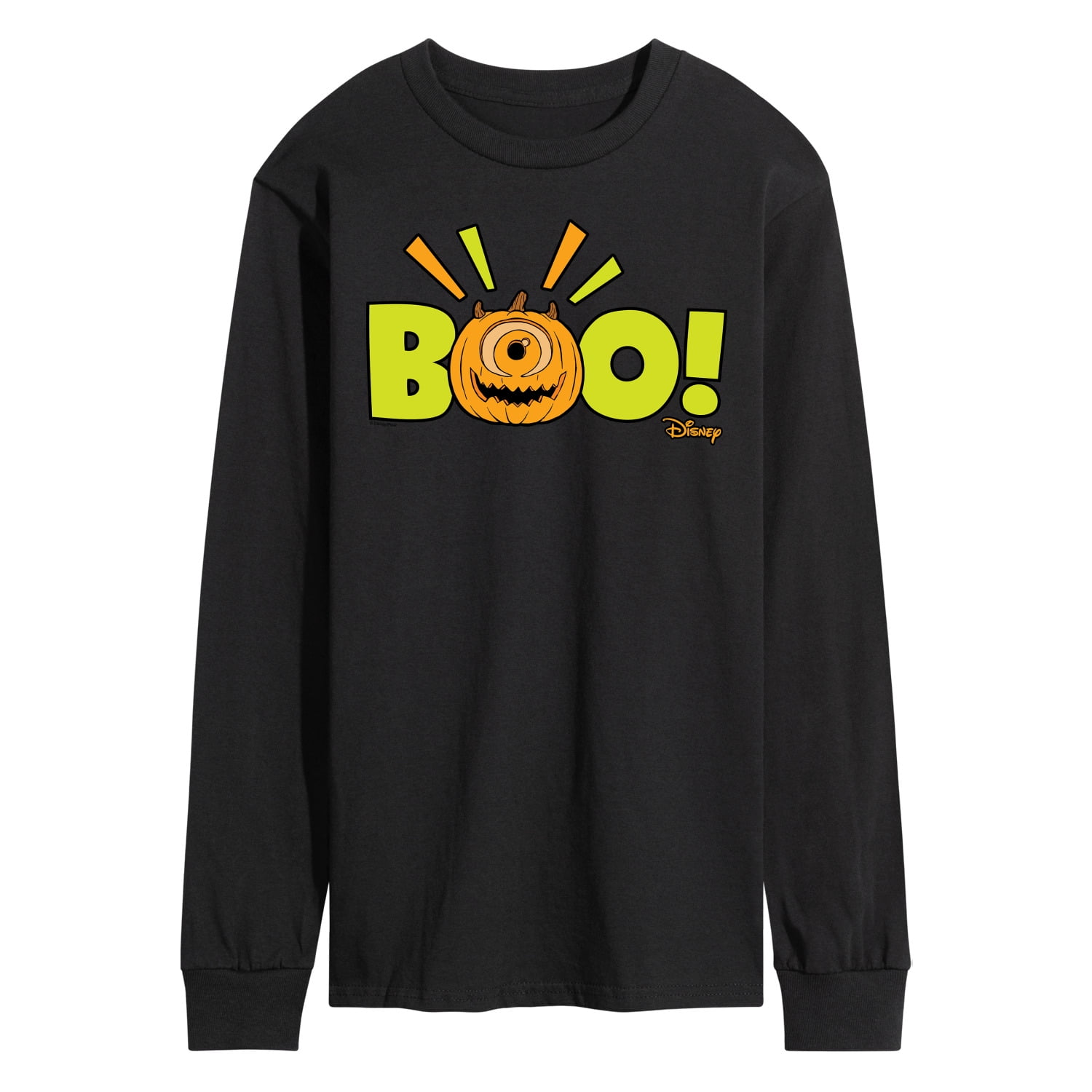 Monsters Inc - Mike Wazowski Jack O' Latern - Men's Long Sleeve T-Shirt ...