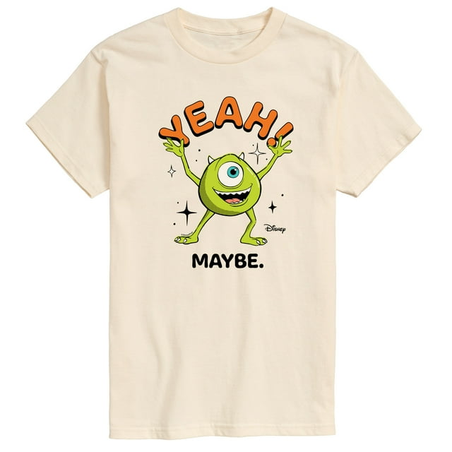 Monsters Inc. - Mike Yeah Maybe - Men's Short Sleeve Graphic T-Shirt ...