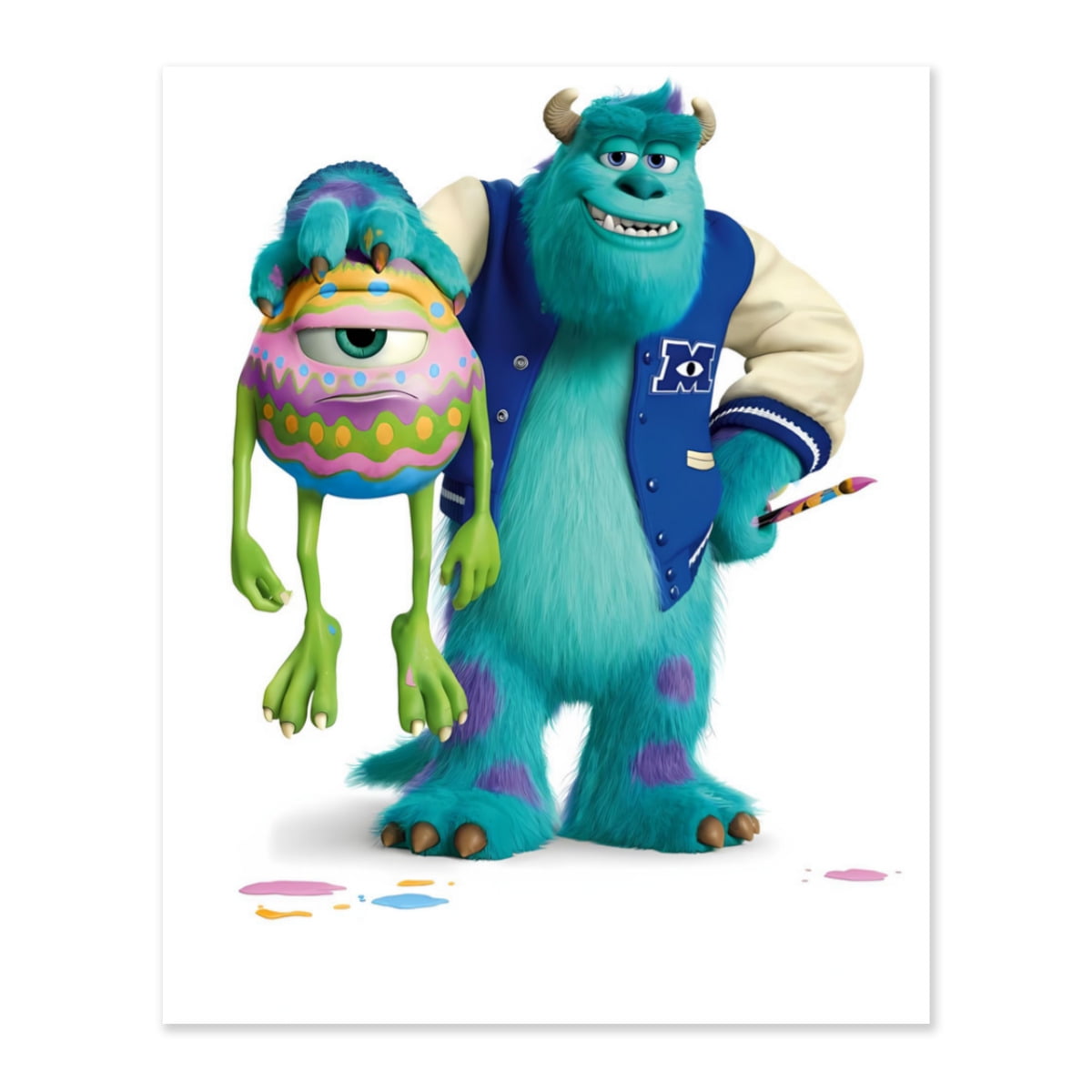 Monsters Inc Oil painting by numbers set, exquisite oil painting by ...