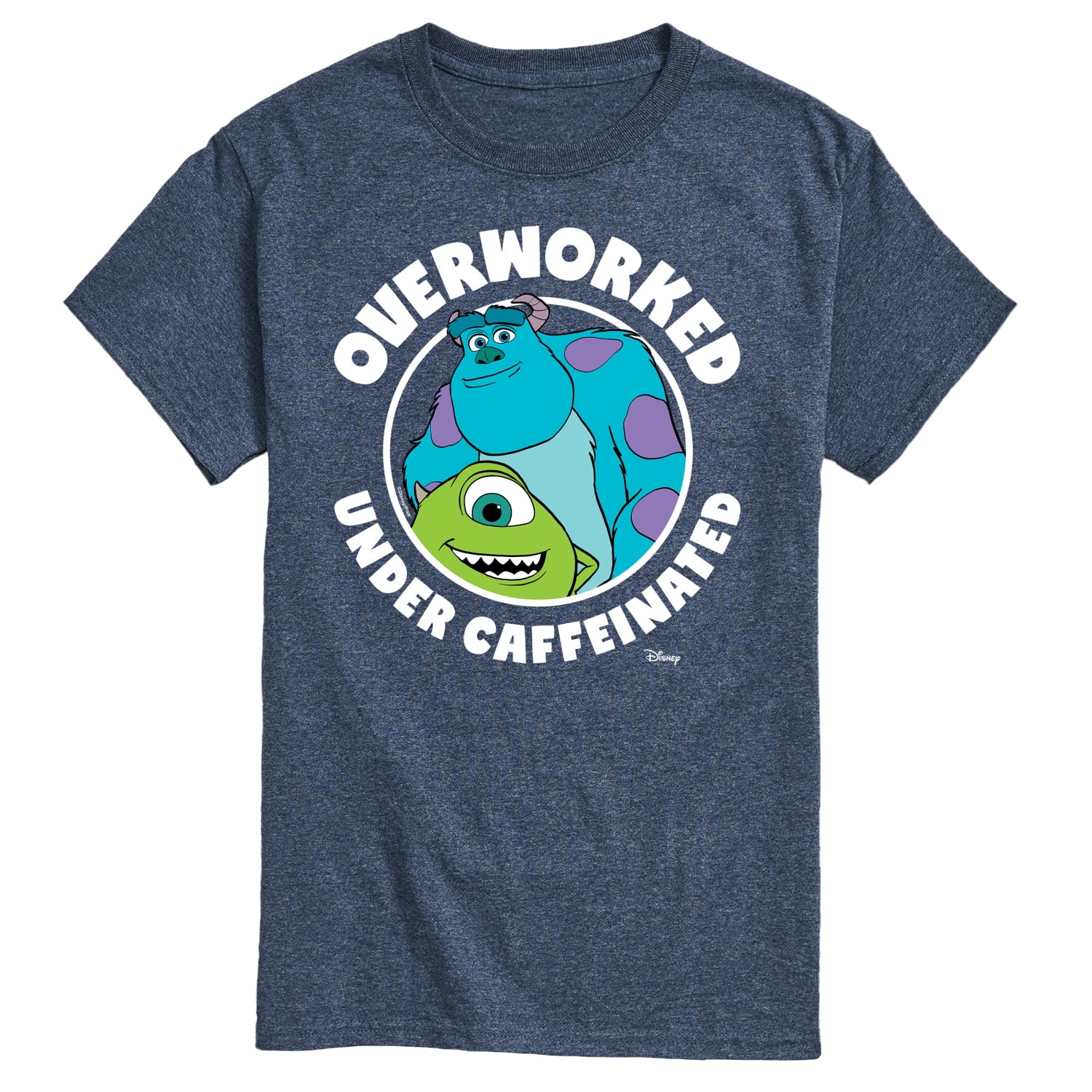 Monsters Inc. - Overworked Under Caffeinated - Men's Short Sleeve ...
