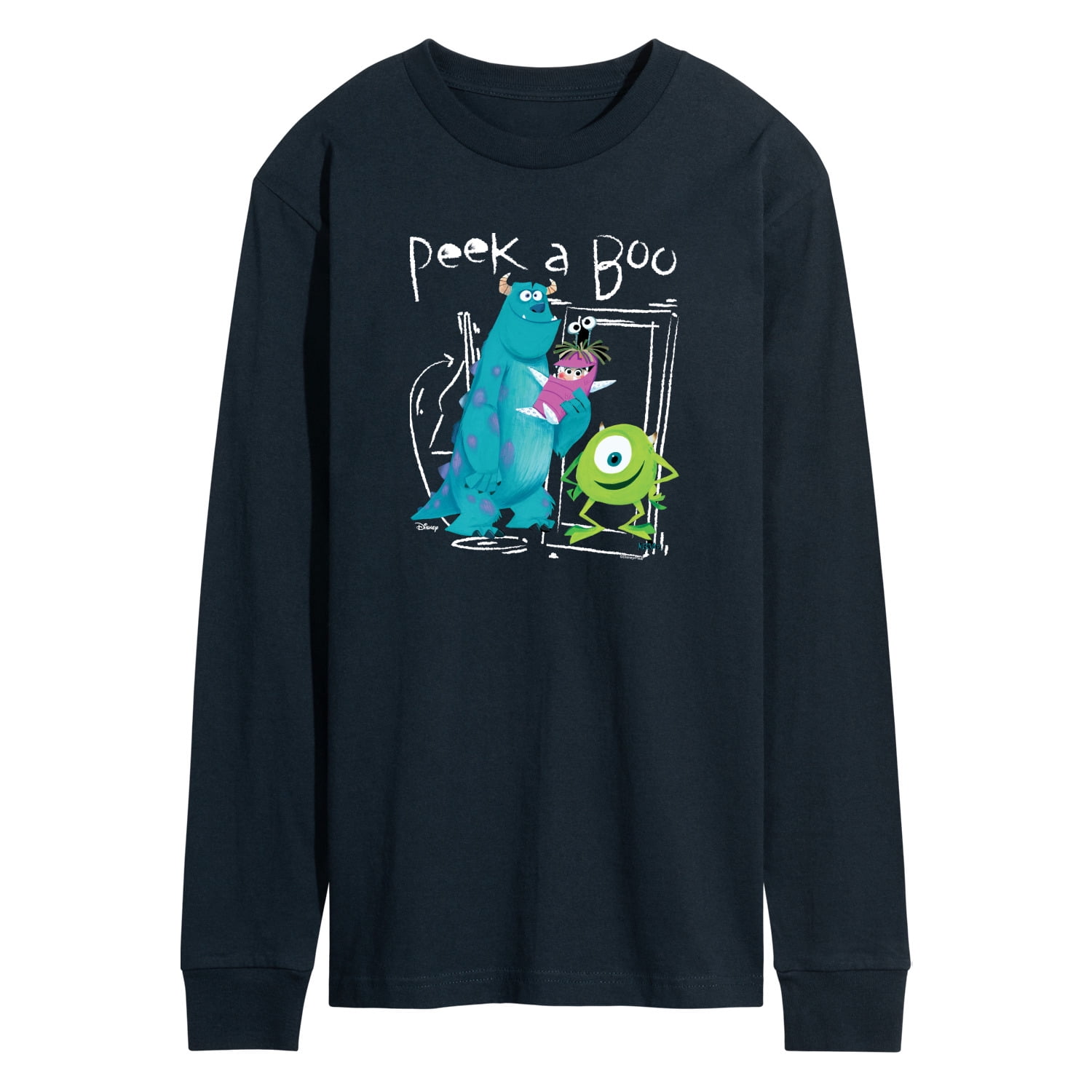 Monsters Inc. - Peek A Boo - Men's Long Sleeve T-Shirt - Walmart.com