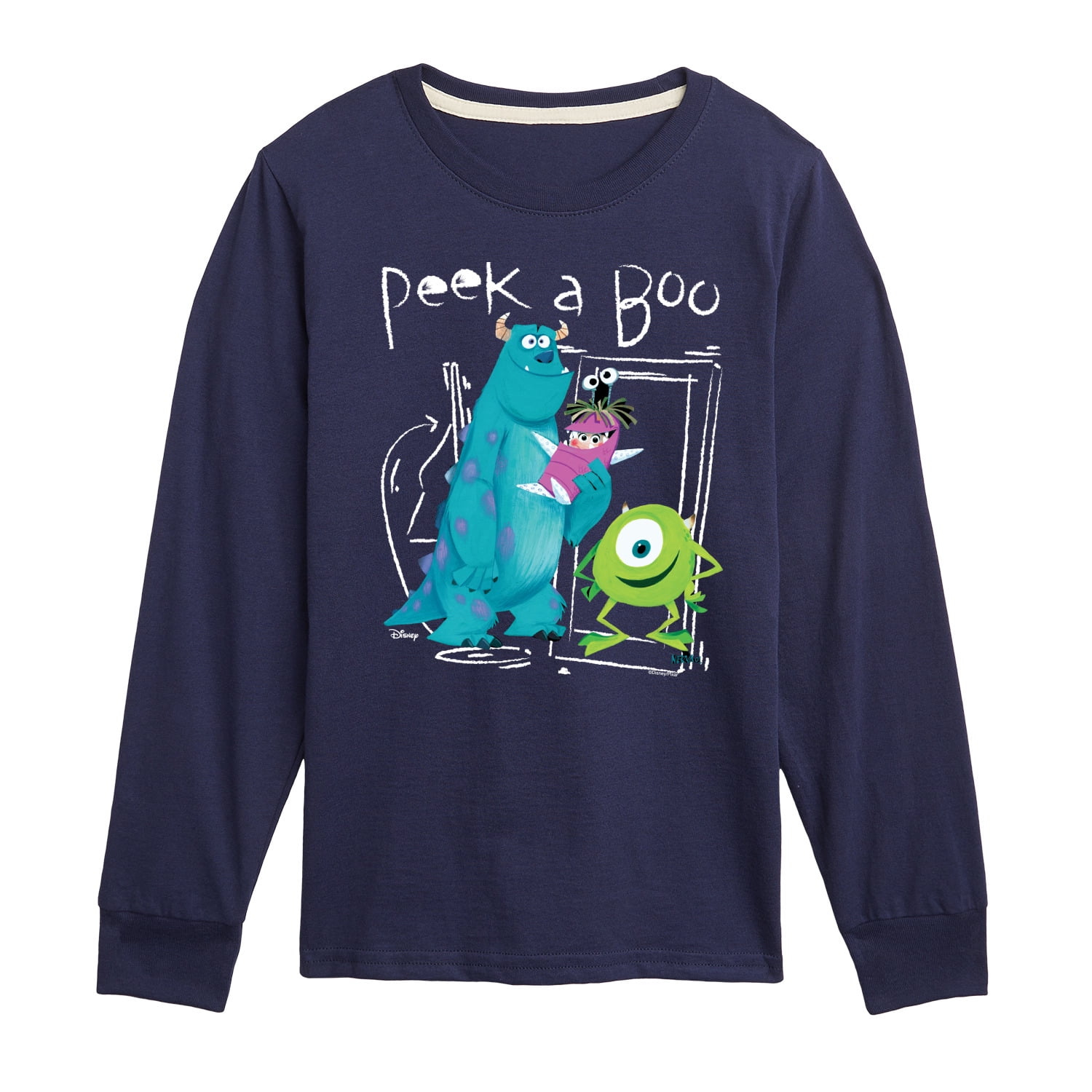 Monsters Inc. - Peek A Boo - Toddler & Youth Long Sleeve Graphic T ...