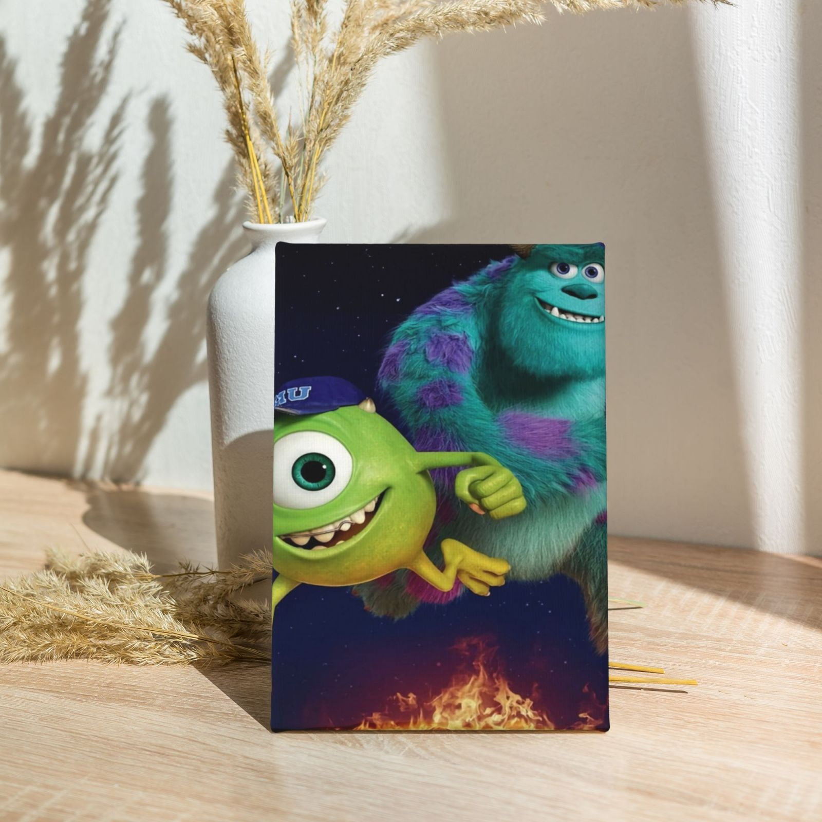 Monsters Inc Poster Canvas Painting Living Room Home Decorative ...