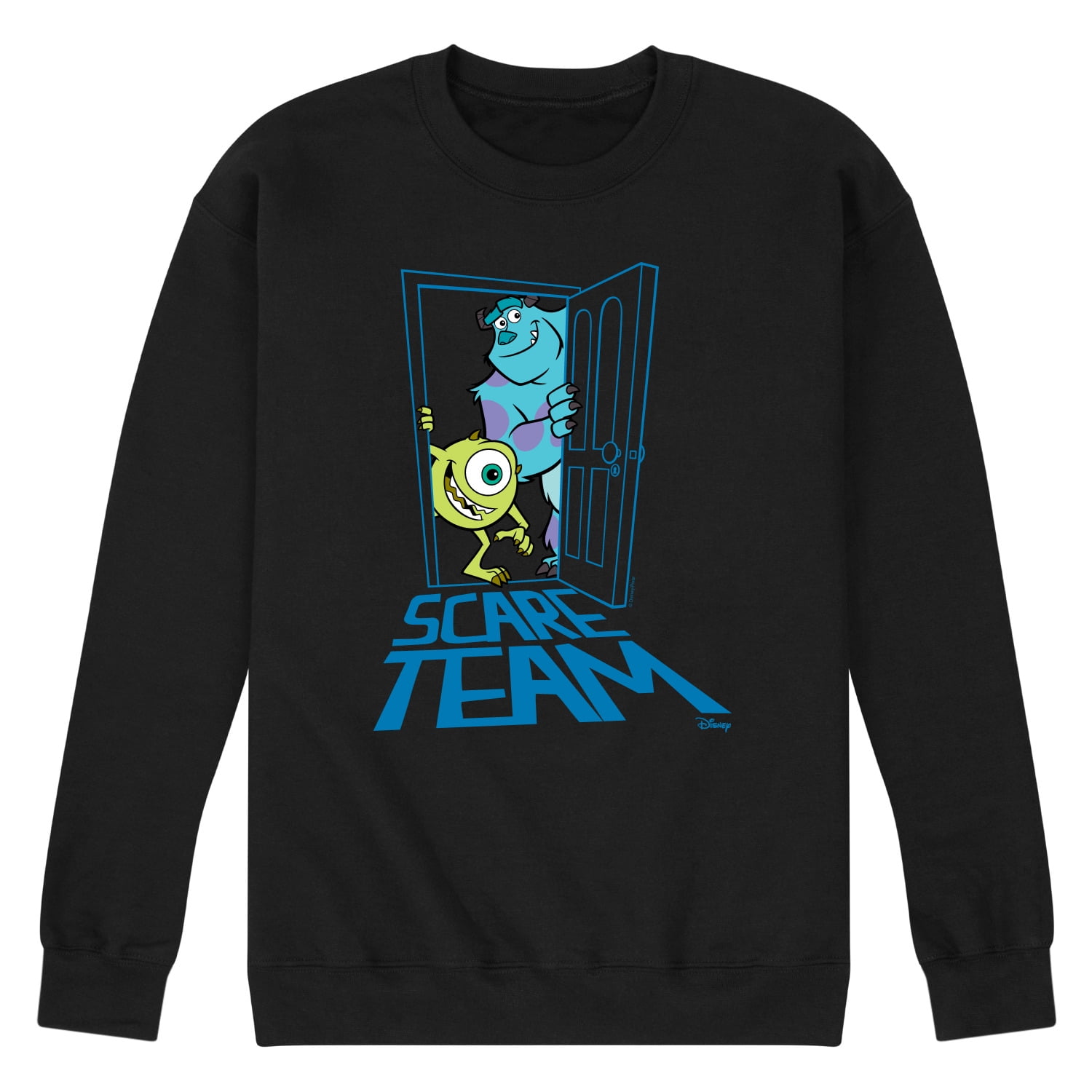 Monsters Inc. - Scare Team - Men's Crew Neck Fleece Pullover - Walmart.com
