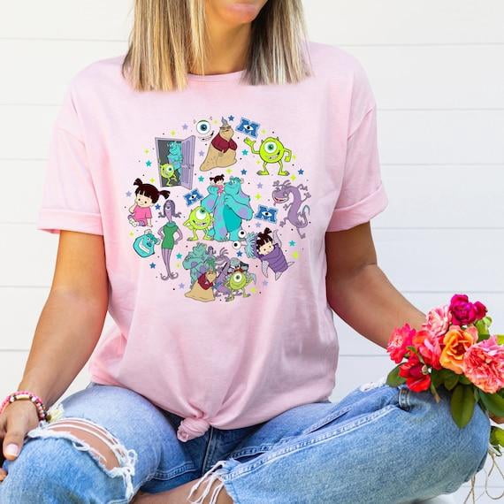 Monsters Inc Shirt, Monster Inc Characters Shirt, Shirt, Size M, Tee ...