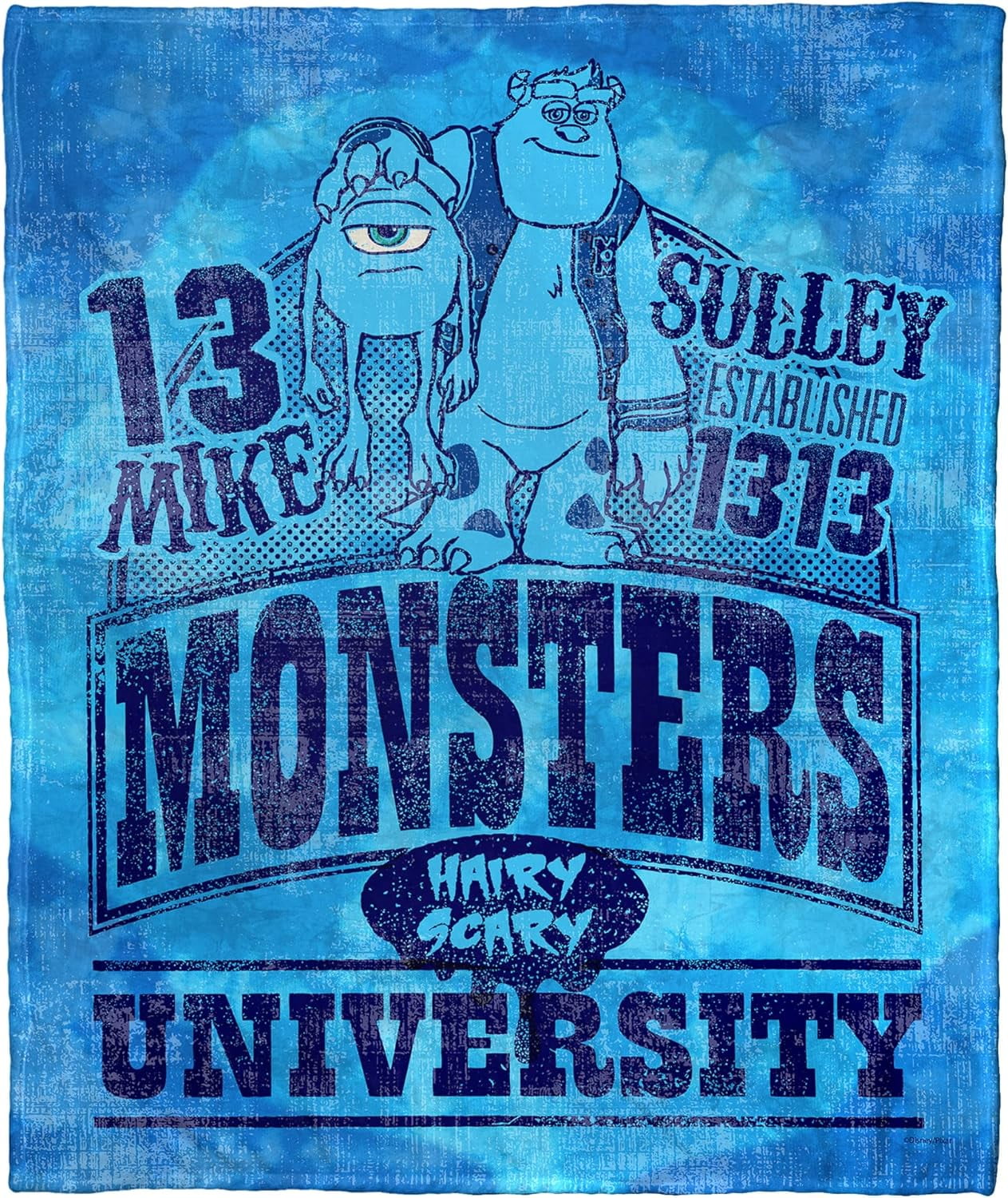 Monsters Inc. Silk Touch Throw Blanket, 50" X 60", Vintage Monsters ...