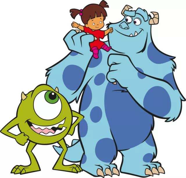 Monsters Inc Sticker Phone Decal Water Bottle Stickers Car Decals ...