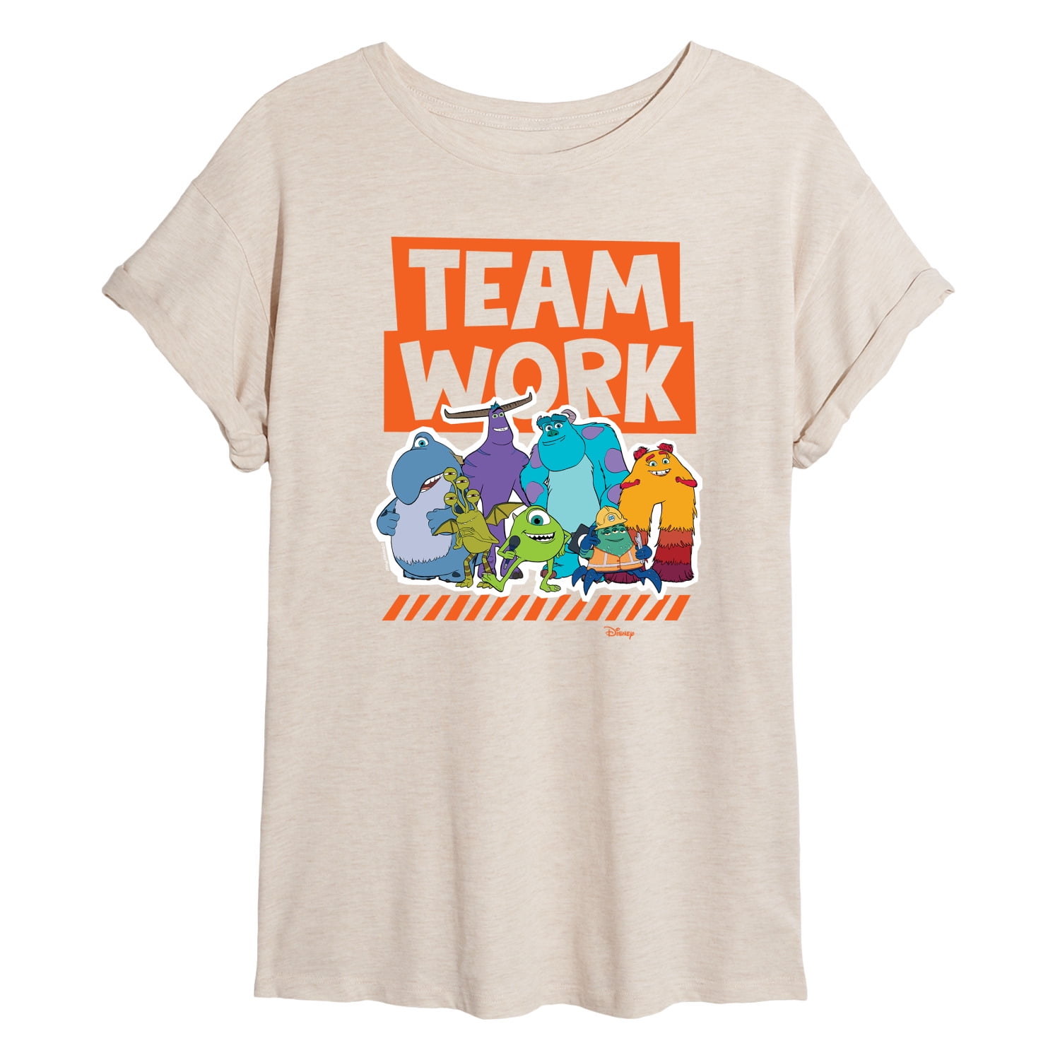 Monsters Inc. - Teamwork - Women's Oversized T-Shirt - Walmart Business ...