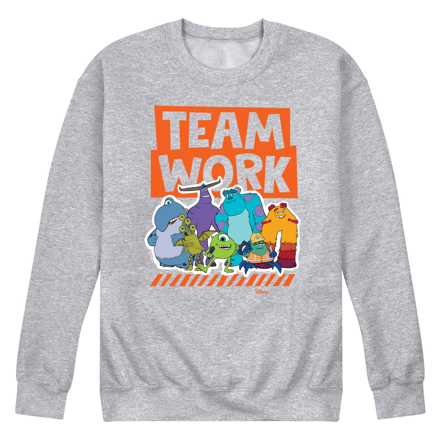 Monsters Inc. - Teamwork - Men's Crew Neck Fleece Pullover - Walmart.com