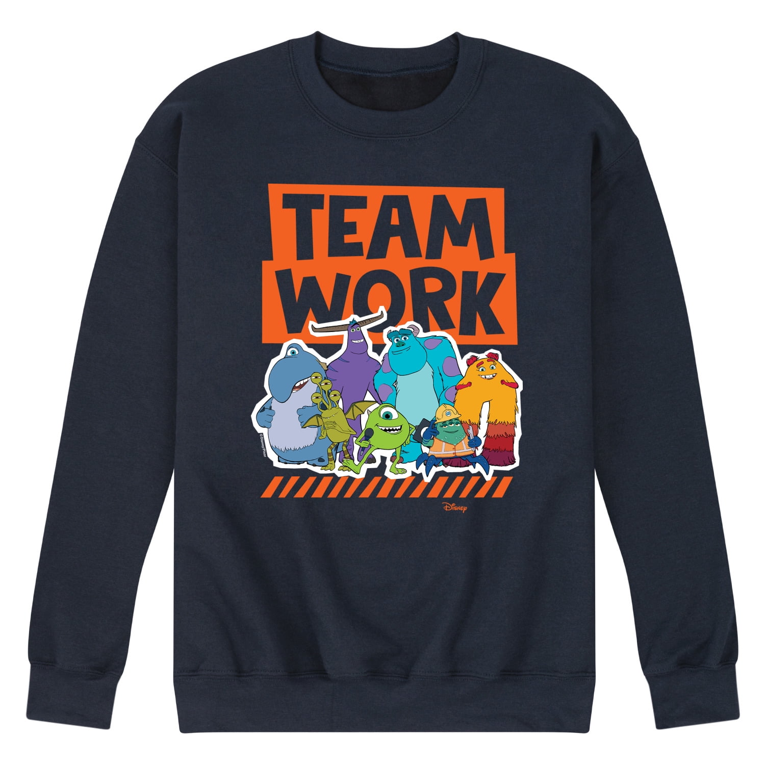 Monsters Inc. - Teamwork - Men's Crew Neck Fleece Pullover - Walmart.com