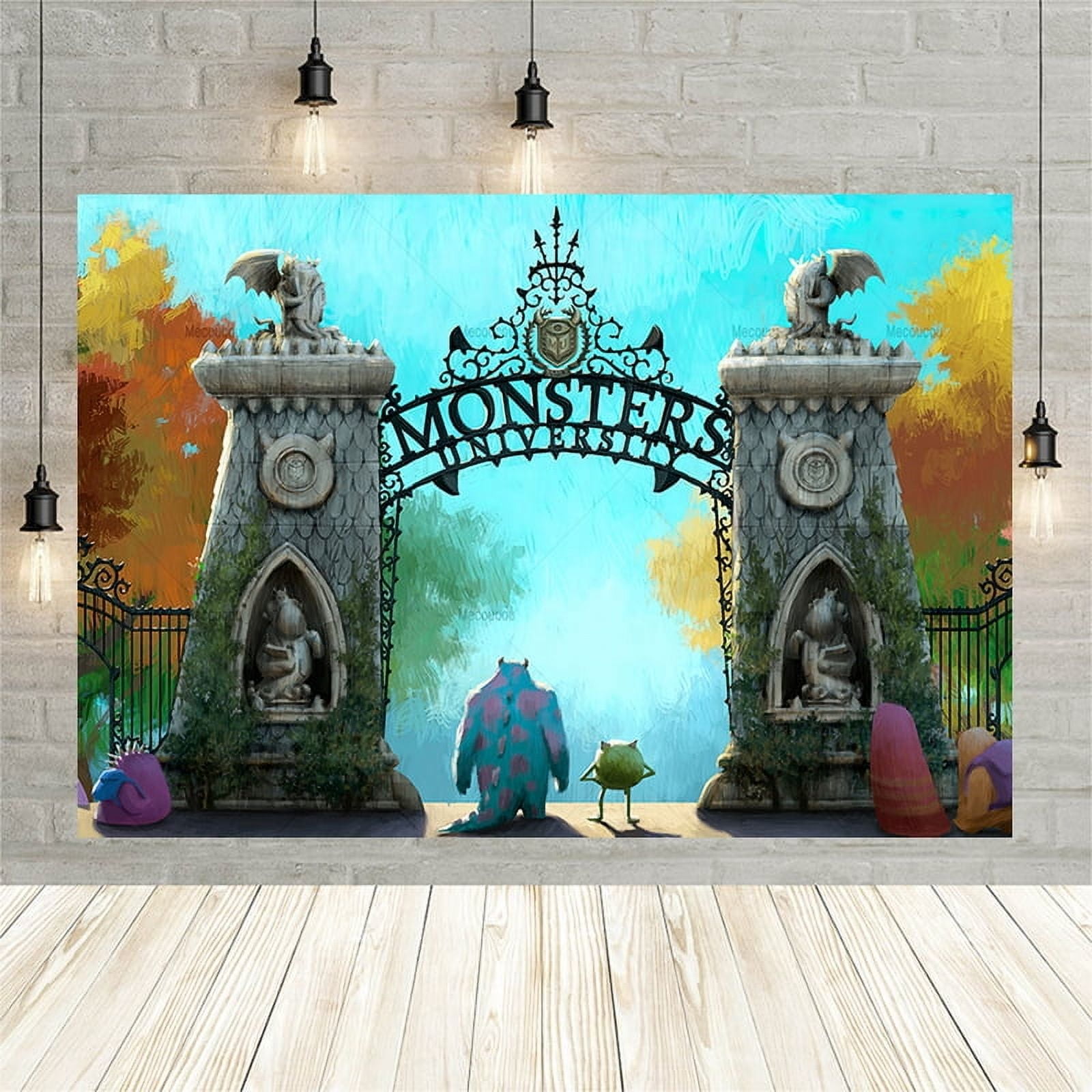 Monsters, Inc. Theme Baby 1st Birthday Backdrops for Photography Baby ...