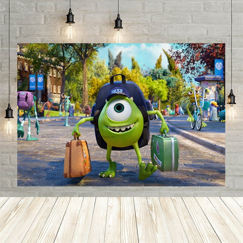 Monsters, Inc. Theme Baby 1st Birthday Backdrops for Photography Baby ...