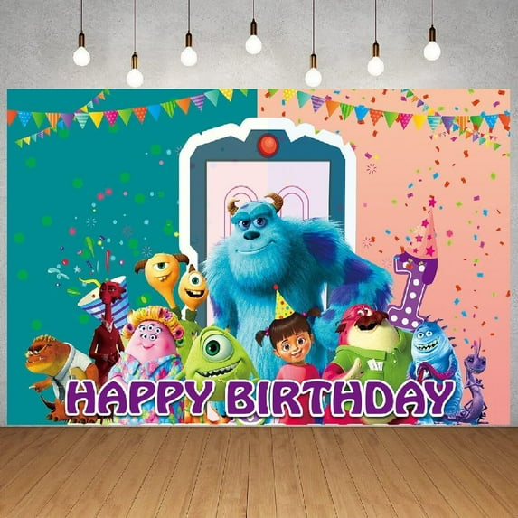 Monsters Inc Theme Birthday Party Decorations, Monsters Inc Birthday ...