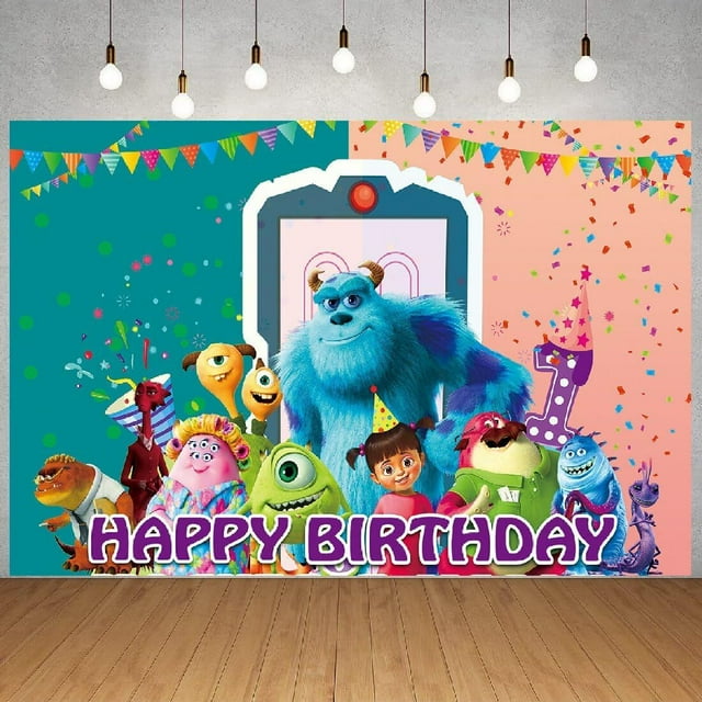 Monsters Inc Theme Birthday Party Decorations, Monsters Inc Birthday ...