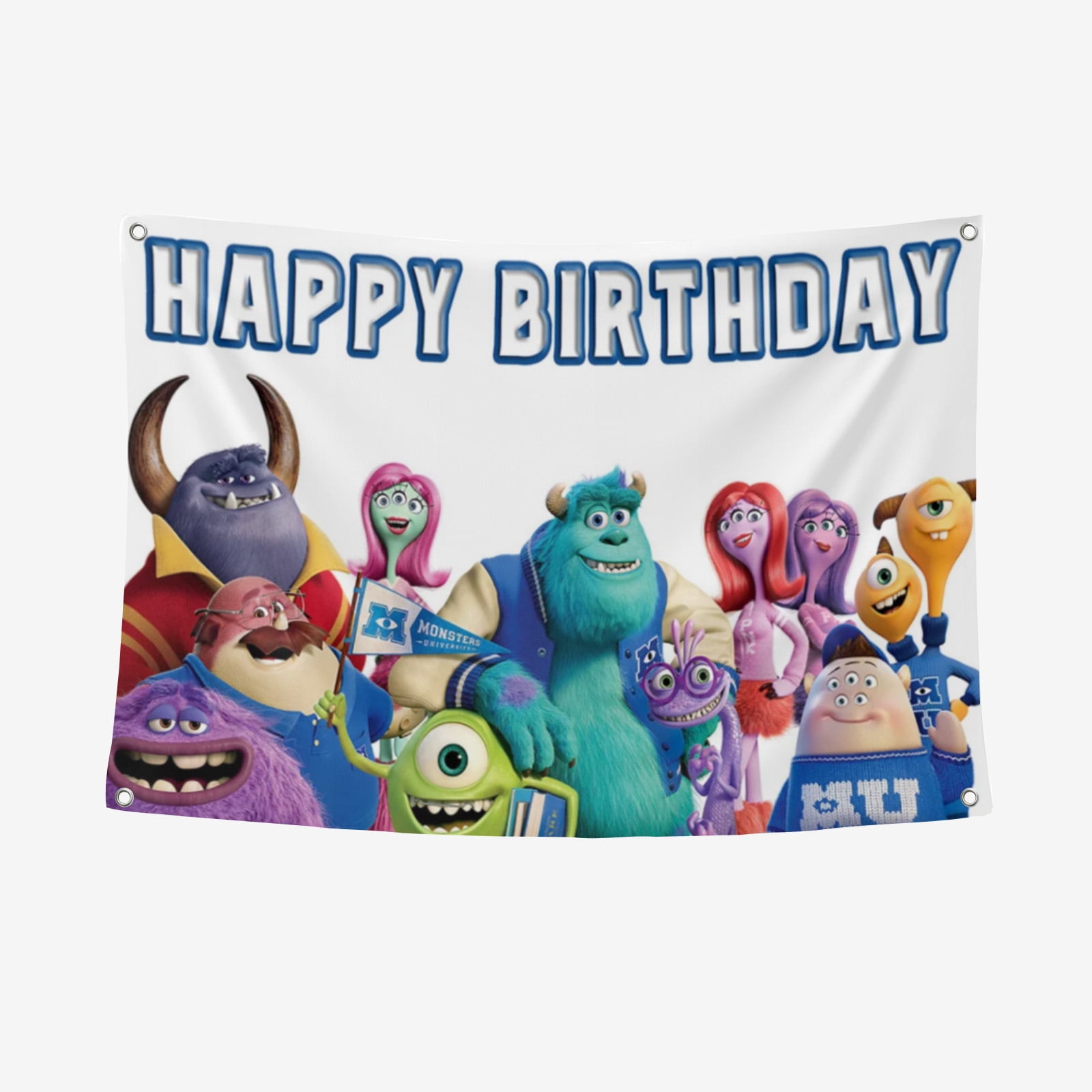 Monsters, Inc. Theme Party Supplies Banner Background Backdrop 3.28*4 ...