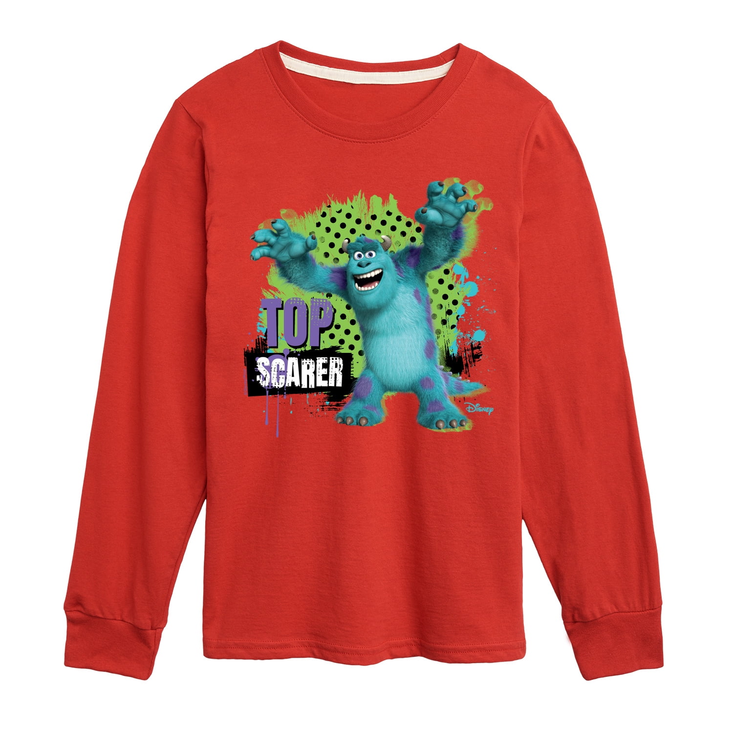 Monsters Inc. - Top Scarer - Toddler & Youth Long Sleeve Graphic T ...