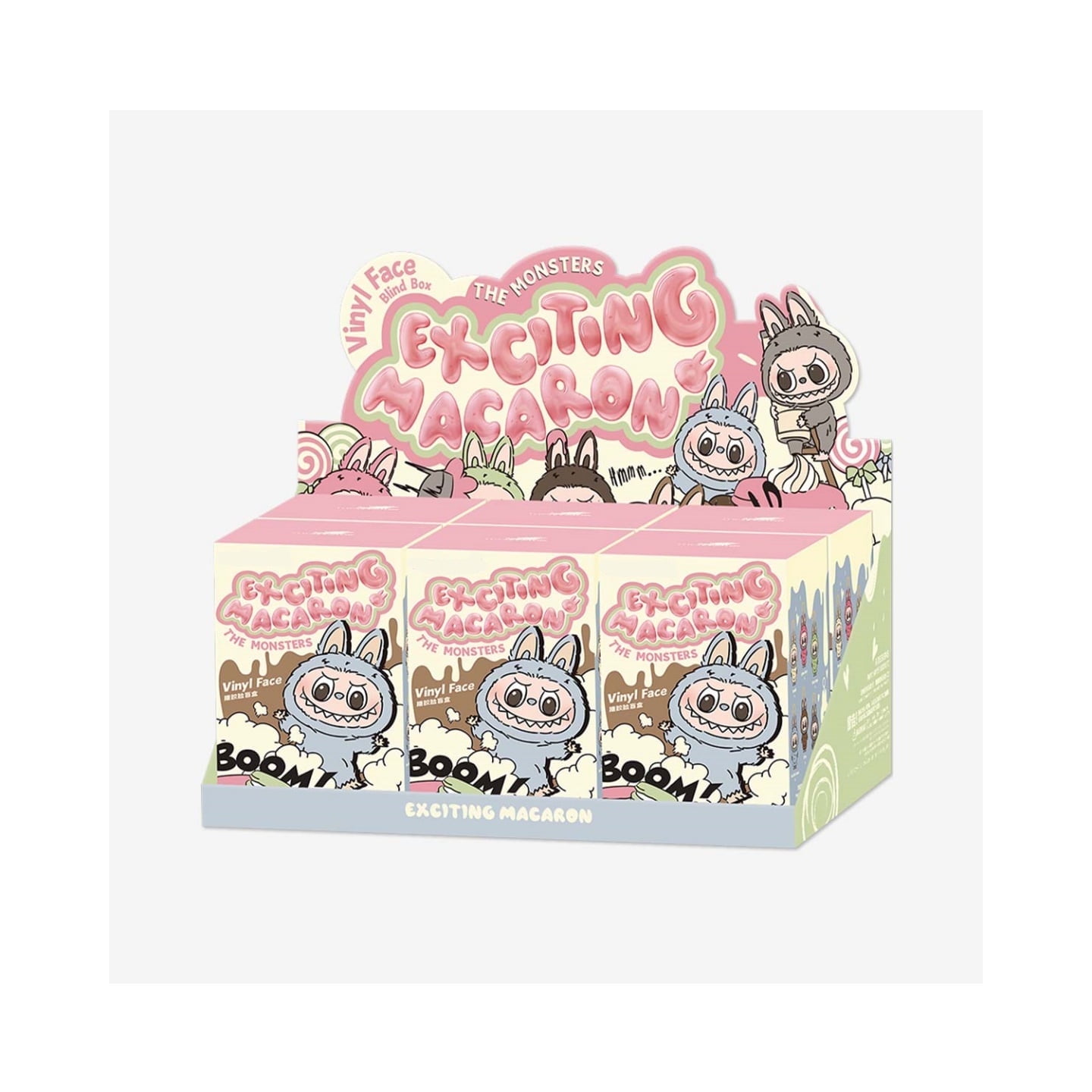 The Monsters L#a*bubuu Tasty Maca-rons Vinyl Plush Pendant Figurine ...