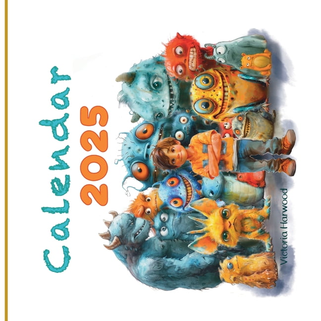 Monsters Themed Calendar 2025, (Paperback) - Walmart.com