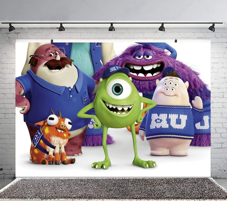 Monsters University Backdrop Banner Party Supplies Poster Movie Theme ...