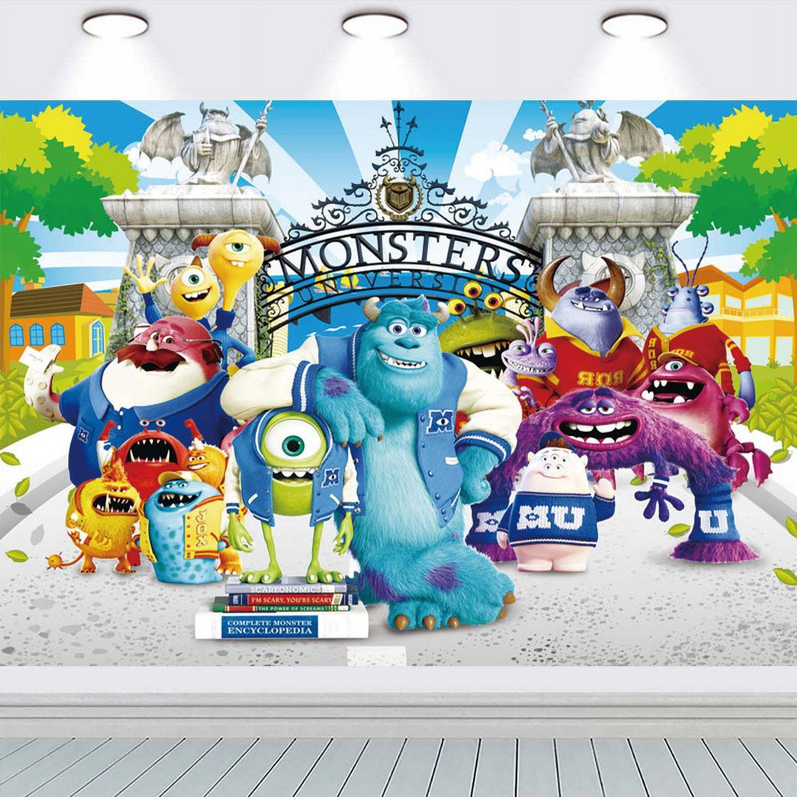 Monsters University Banner Backdrop Background Taspestry Wall Decor ...