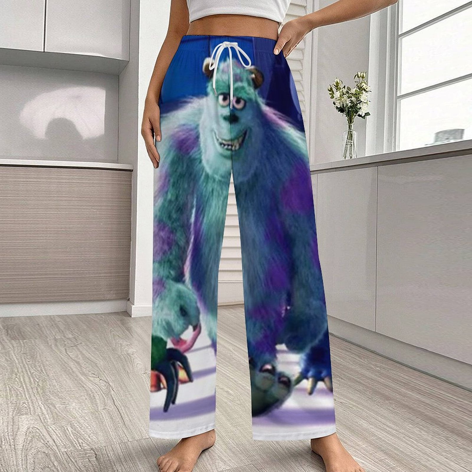 Monsters University Characters Home Pajama Pants For Womens Comfortable ...