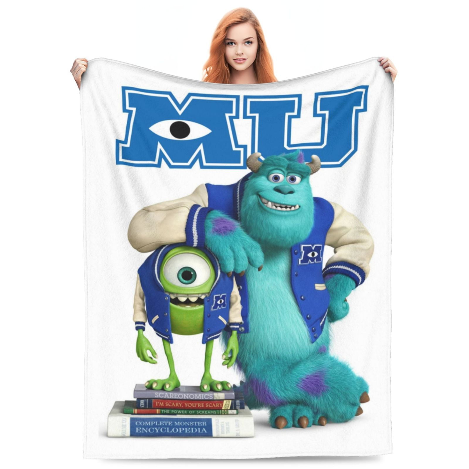 Monsters University Fleece Throw Blanket For Couch Or Bed - Plush Cozy ...