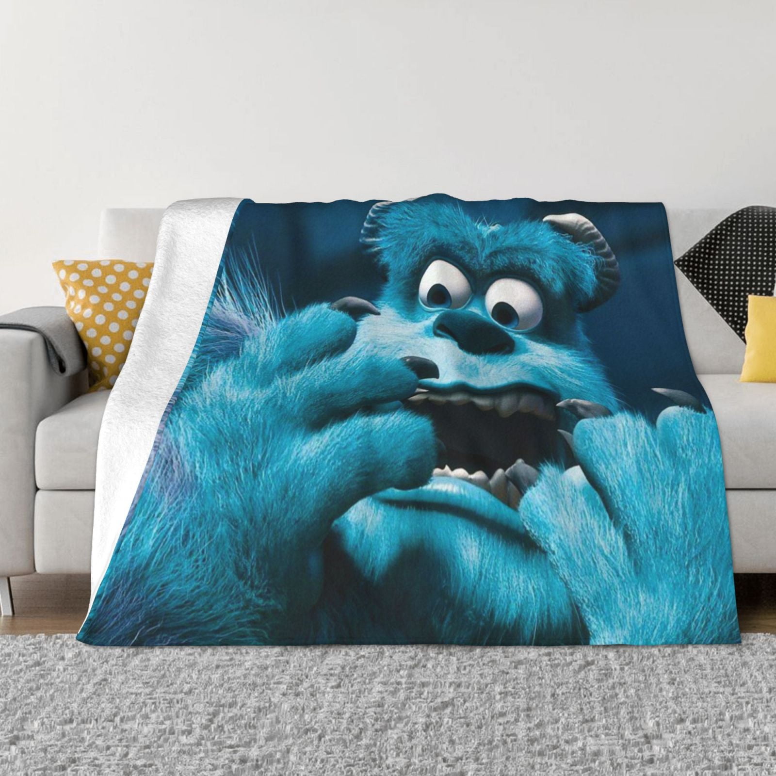 Monsters University Fleece Throw Blanket For Couch Or Bed - Plush Cozy ...