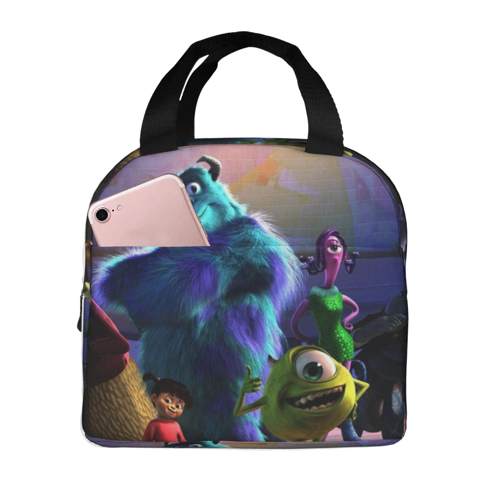Monsters University Insulated Lunch Bag Portable Lunchbag Reusable ...