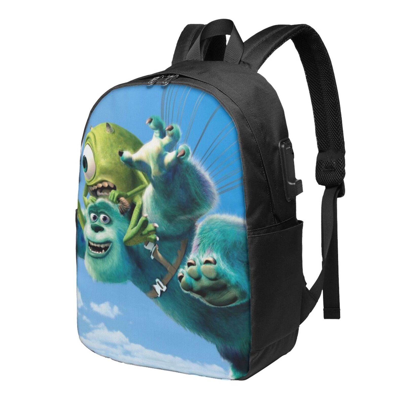Monsters University Sulley Mike Backpack Laptop Daypack School Bag ...