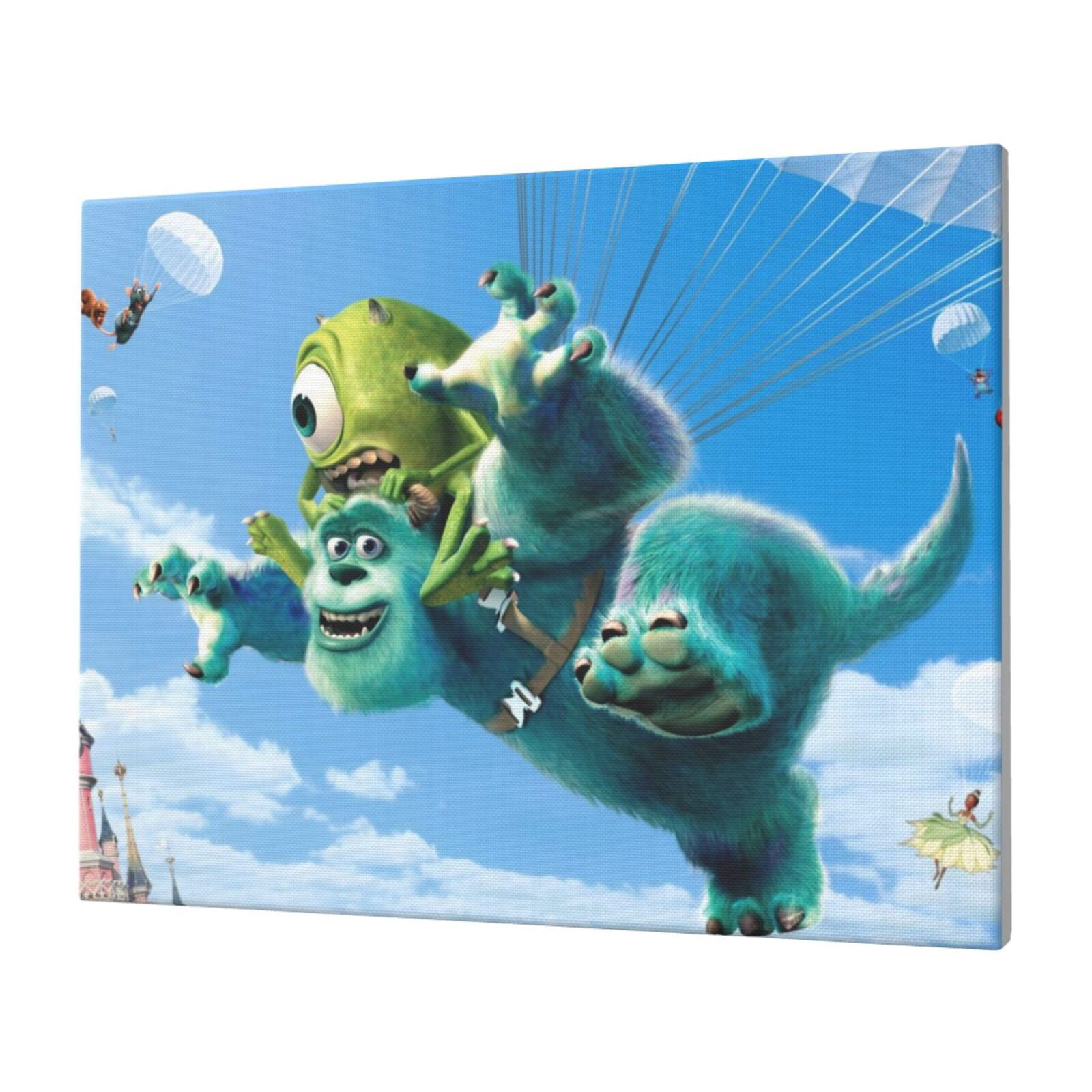 Monsters University Sulley Mike Canvas Decorative Picture Frame Wall ...