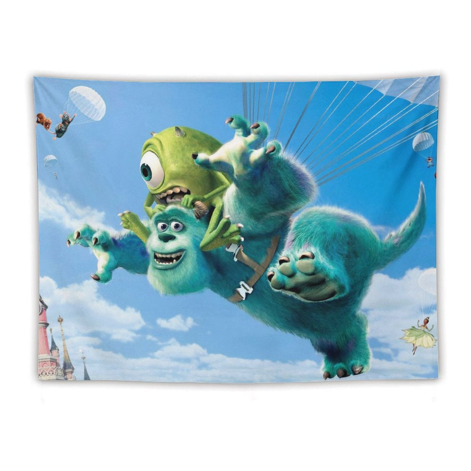 Monsters University Sulley Mike Tapestry Luxury Wall Hanging Tapestries ...