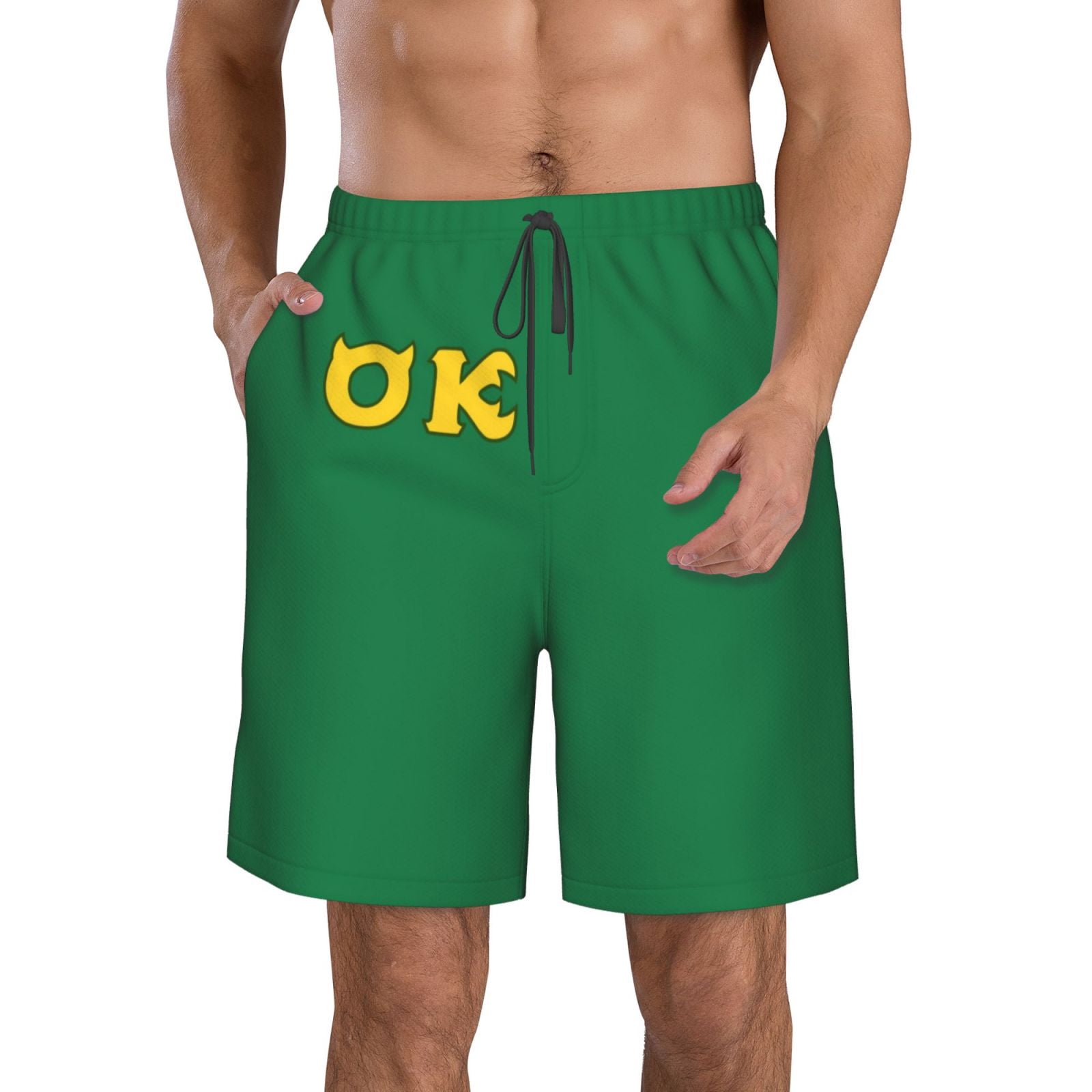 Monsters University Summer Beach Sign Mens Swim Trunks Quick Dry Board ...