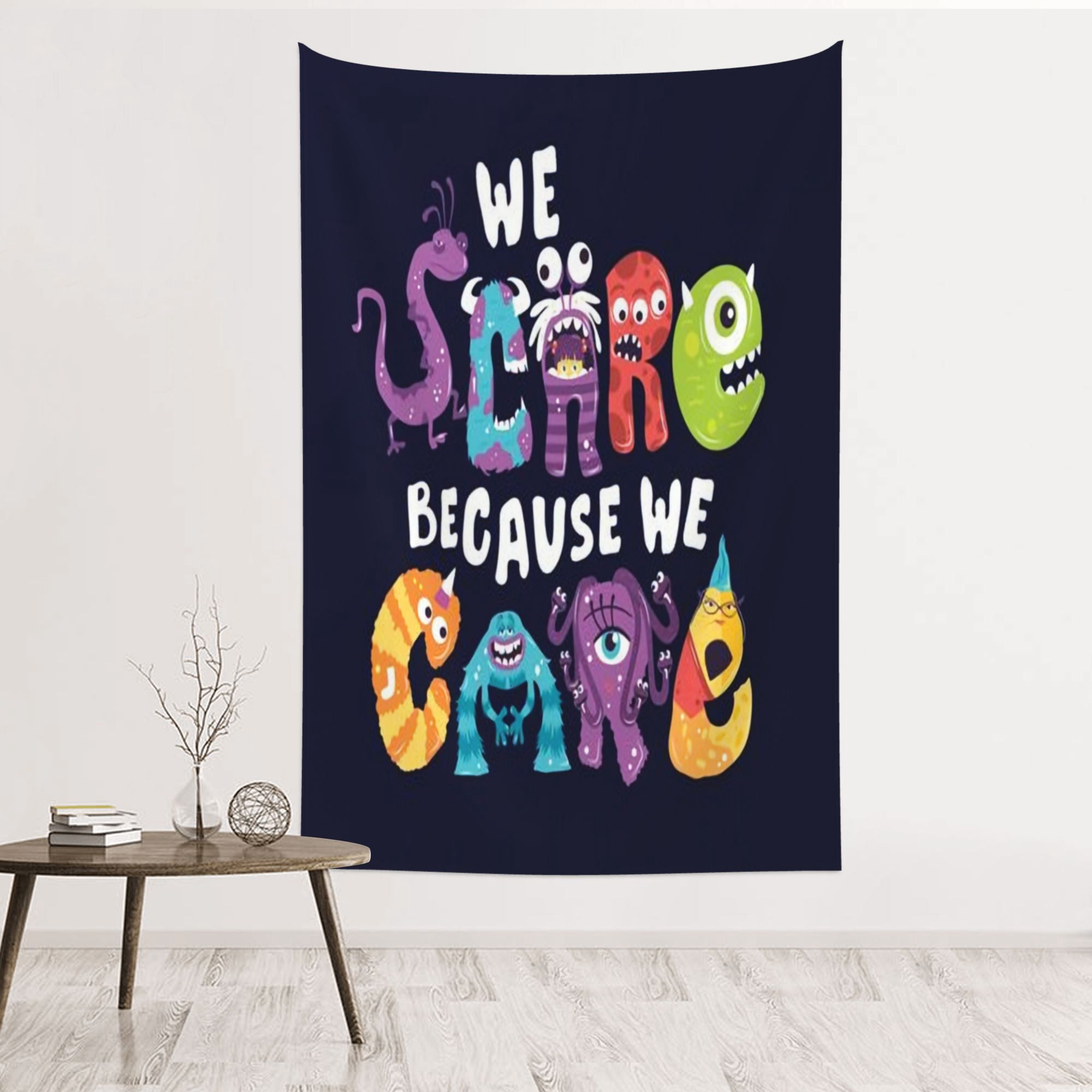 Monsters University Tapestry for Men, Boys Bedroom Living Room Dorm ...