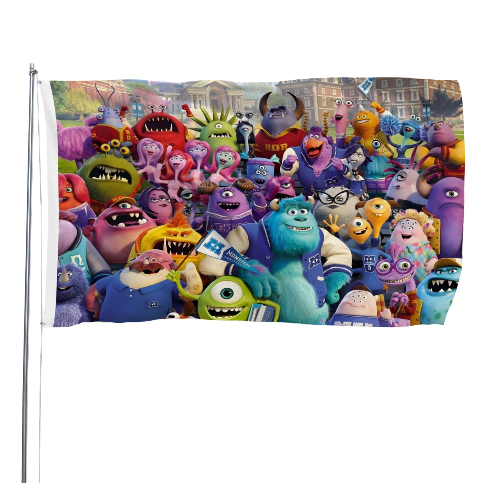 Monsters University-themed Printed Flag Perfect gift for fans, friends ...