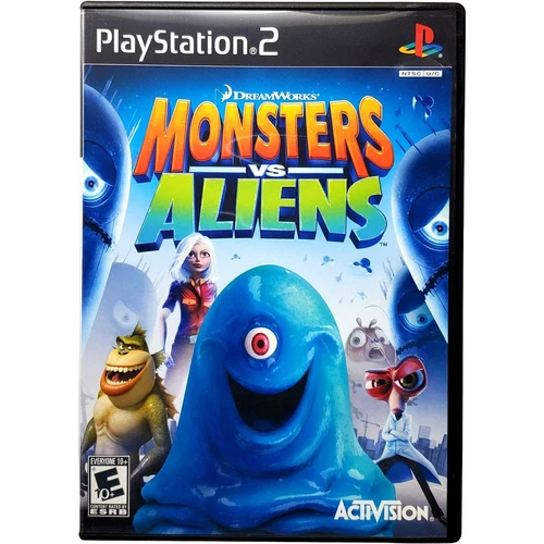 Monsters Vs. Aliens Sony Playstation 2 Pristine Tested Authentic ...