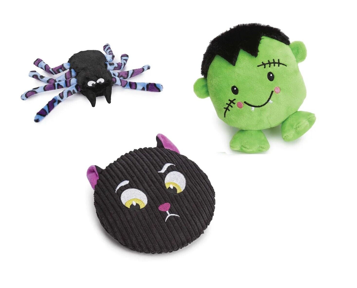 Monsters and Spiders and Cats Oh My! Dog Halloween Themed Plush ...