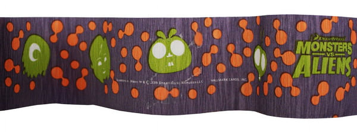Monsters vs. Aliens Crepe Paper Streamer (30ft) - Walmart.com
