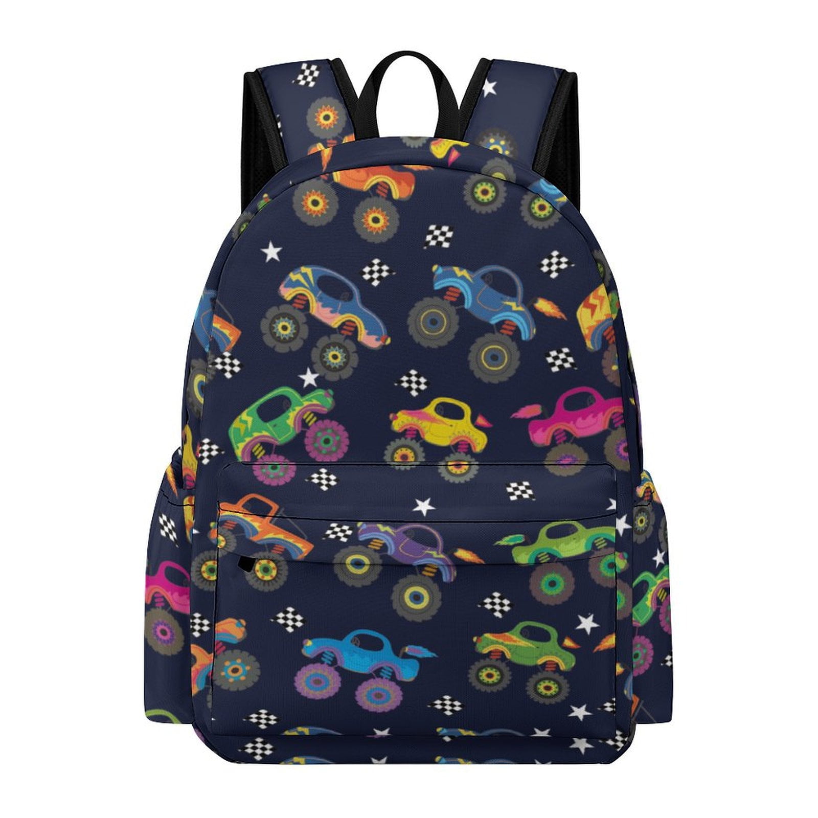 Monstertrucks Backpack 17 Inch Cartoon Monstertrucks Backpack Large ...