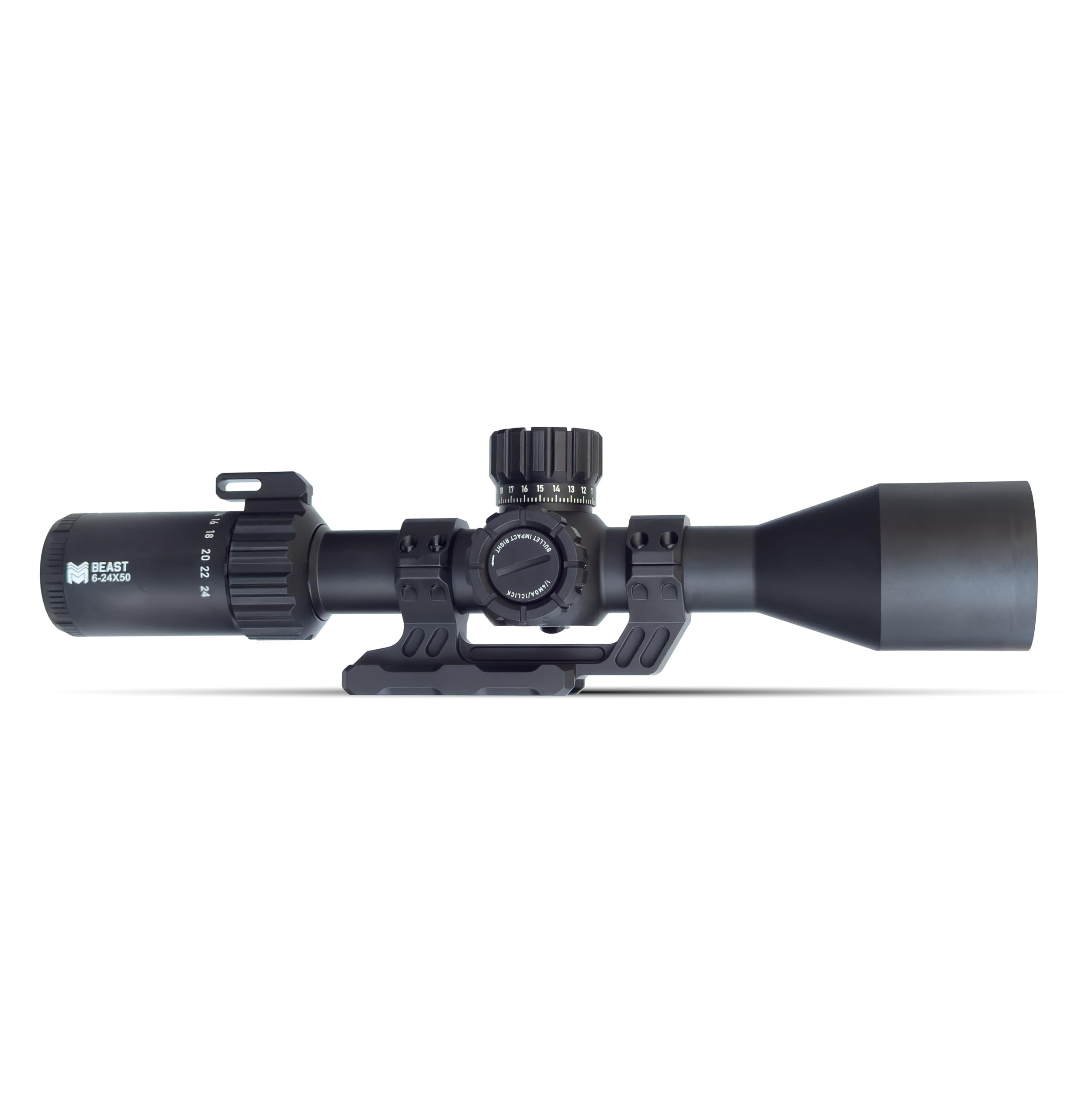 Monstrum Beast 6-24x50 FFP Rifle Scope | Featuring Extra Low Dispersion ...
